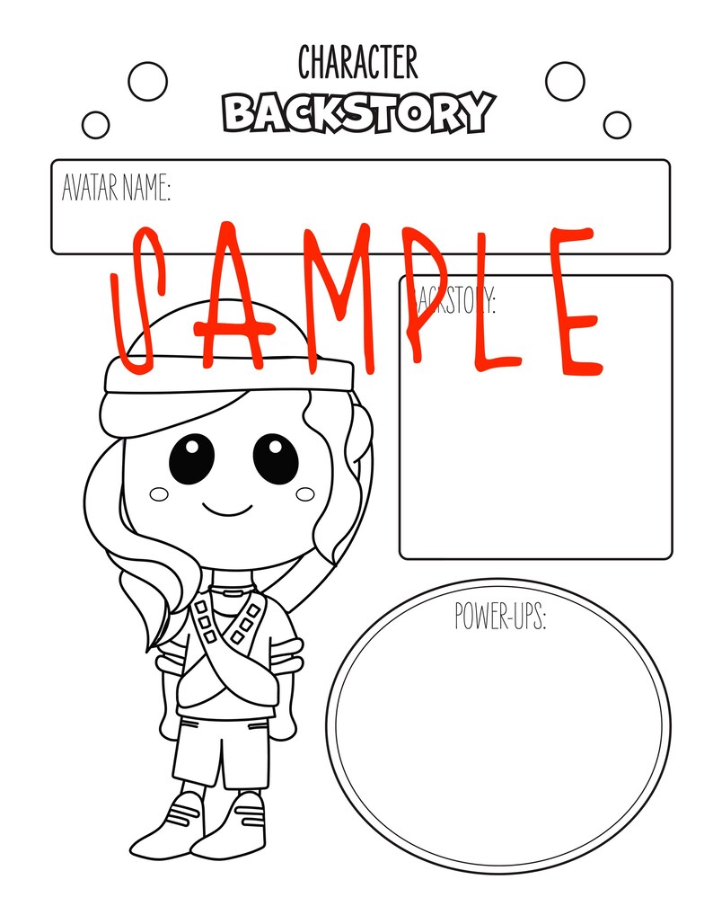 Design Your Own Video Game Activity Printable - Etsy