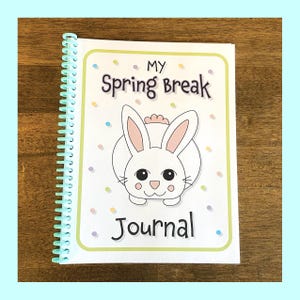 Spring Break Journal Printable - Etsy
