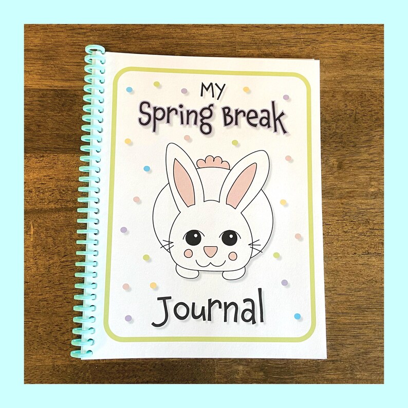 Spring Break Journal Printable - Etsy