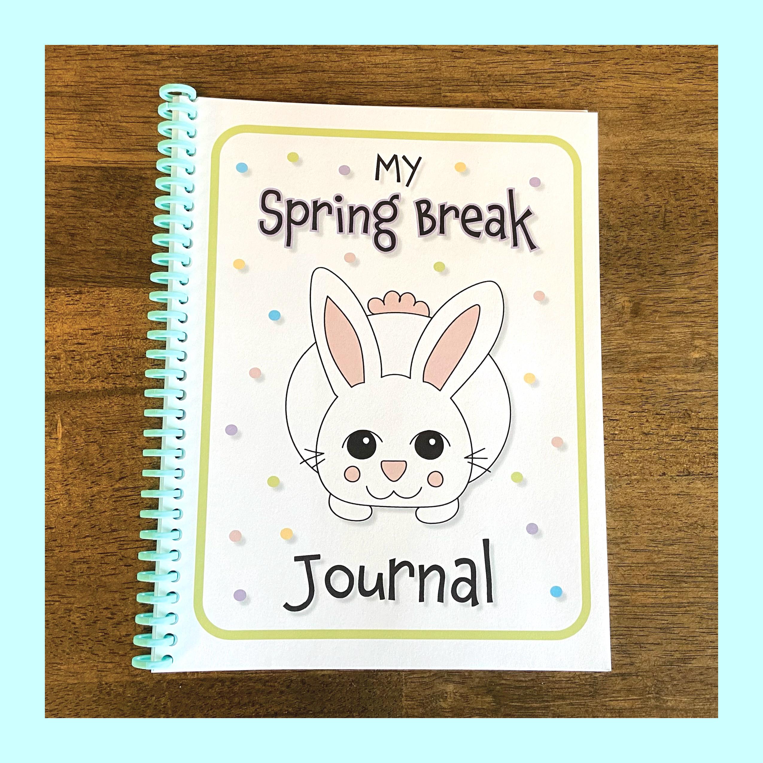 Spring Break Journal Printable - Etsy
