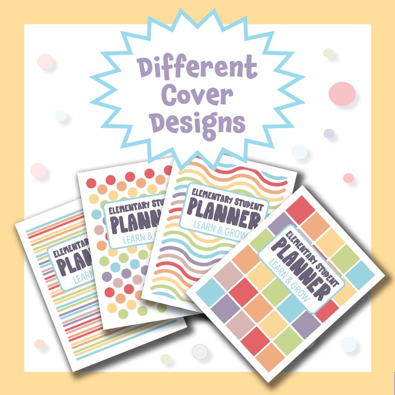 Student Planner Printable - Etsy