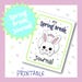 Spring Break Journal Printable - Etsy