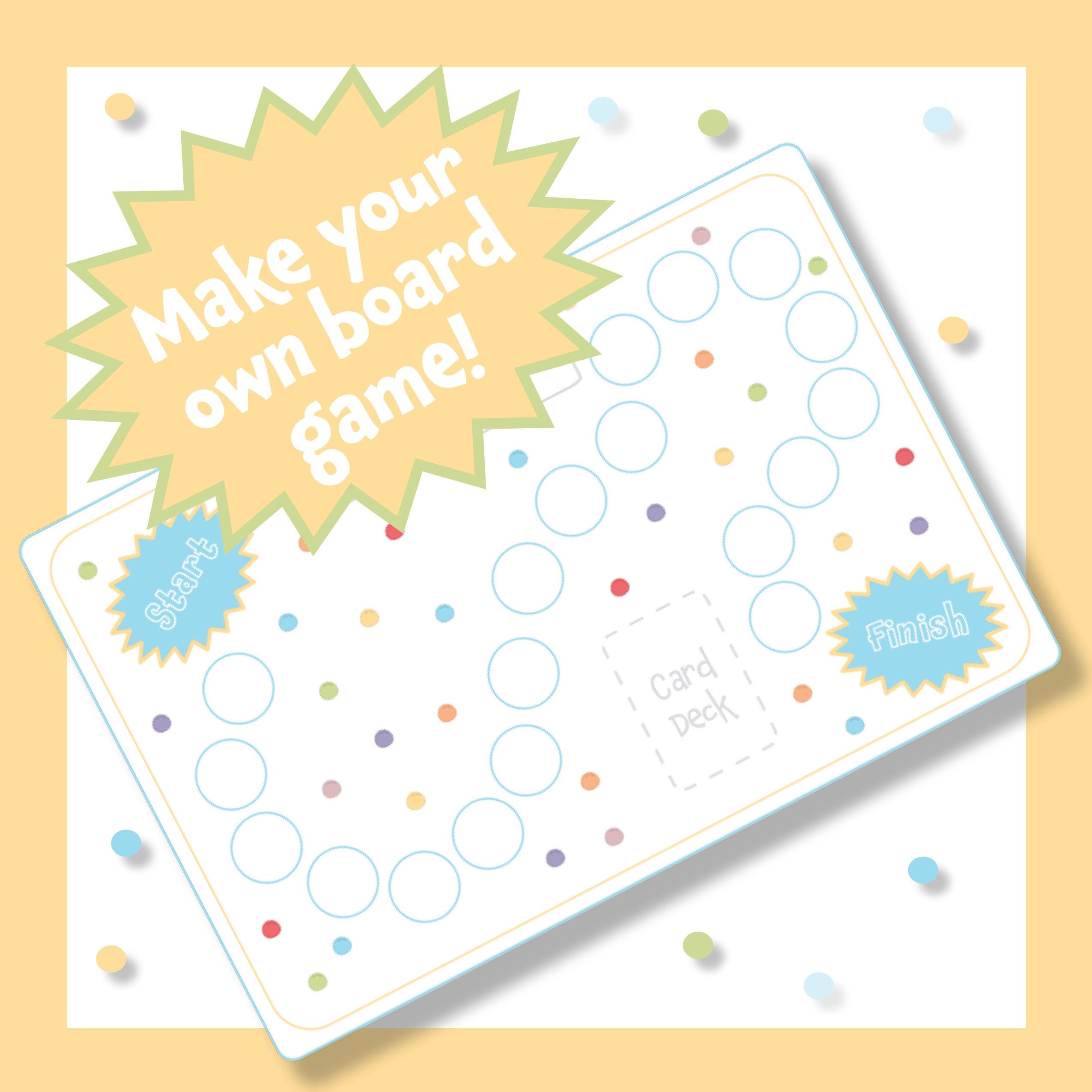 Create Your Own Board Game Printable - Etsy