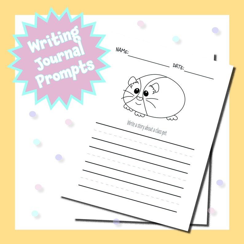 Writing Journal Prompts Printable - Etsy
