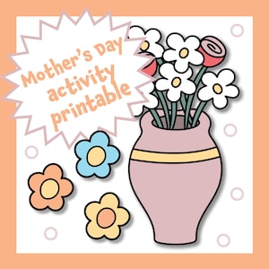 Mother's Day Printable Lesson Activity Game - Etsy