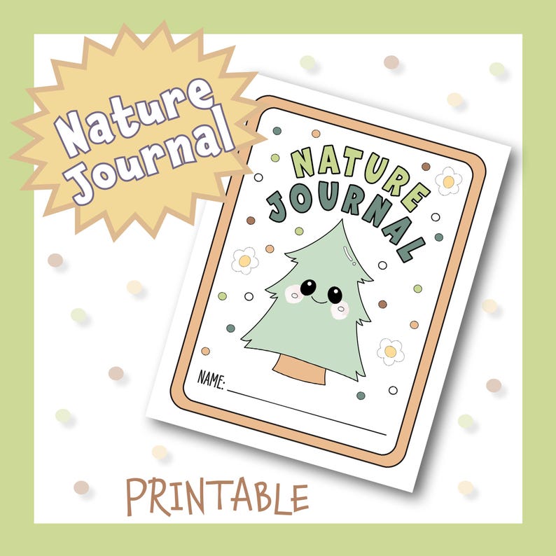 Nature Journal Printable - Etsy