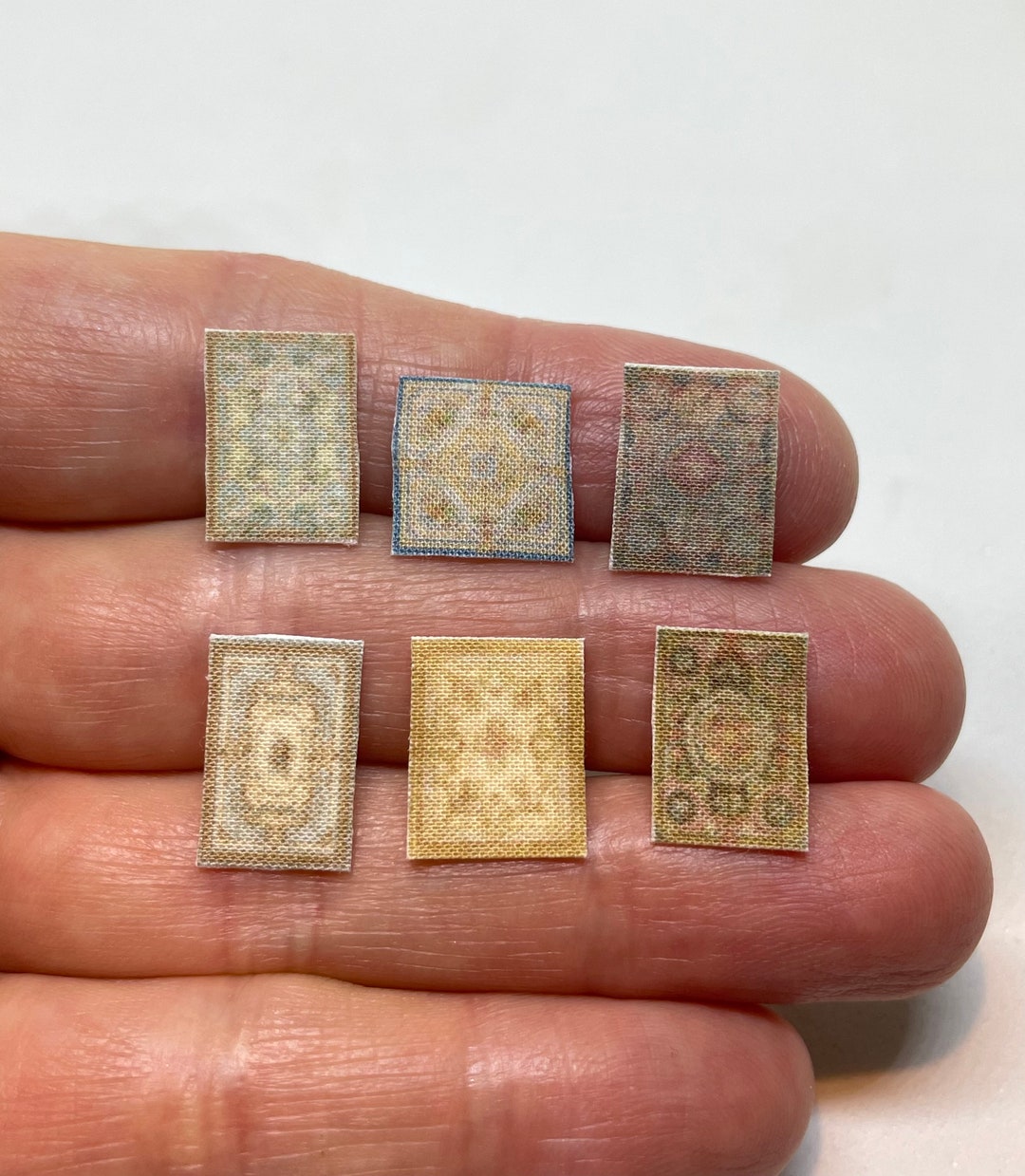 Miniature Micro Scale 144th 1/144 1:144 Rug Handmade Fabric - Etsy