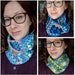Granny Square Cowl Crochet Boho Snood Handmade Hippie - Etsy