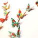 Printable Set of 12 Floral Paper Butterflies Home Decor Craft Supplies ...