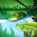 Printable DIY Mini Crocodile Paper Toy Educational Collectible - Etsy