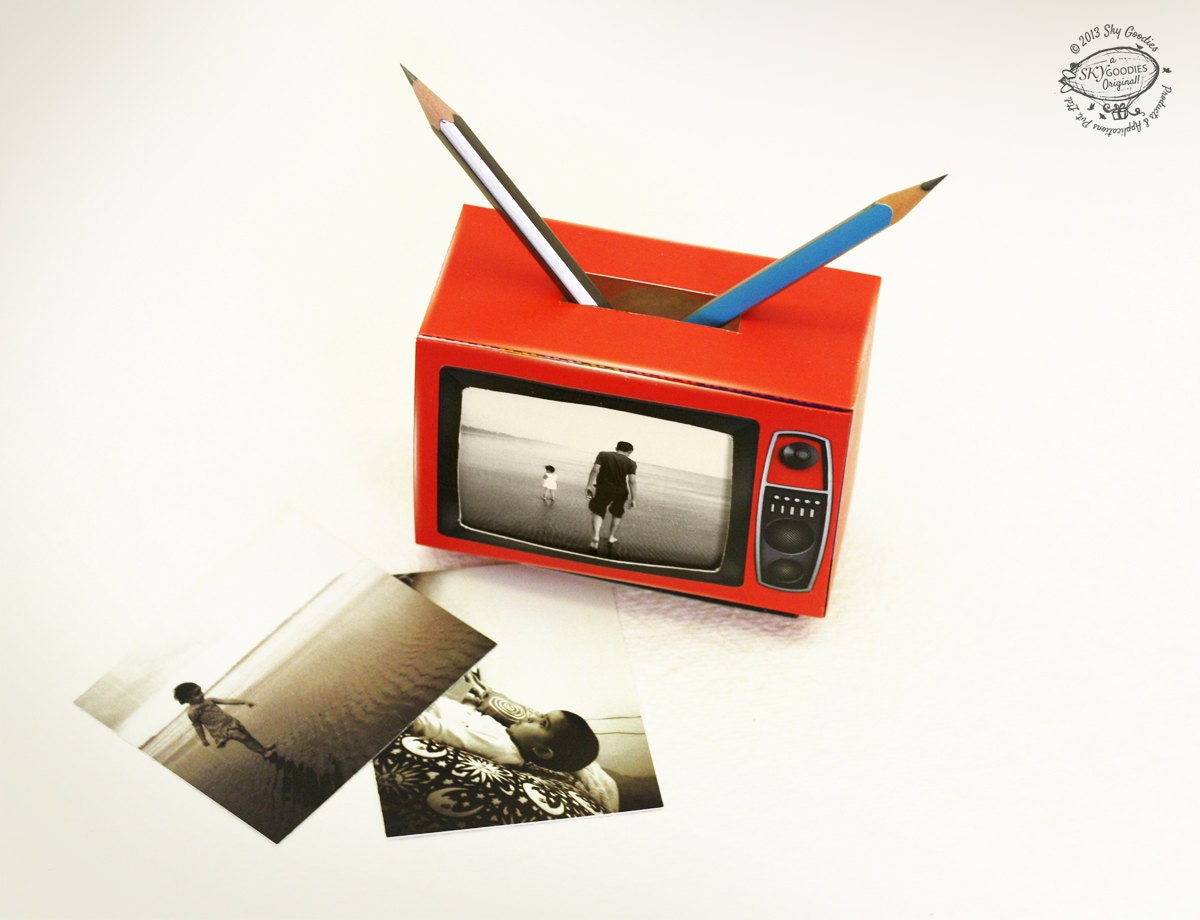 Papercraft Tv Template