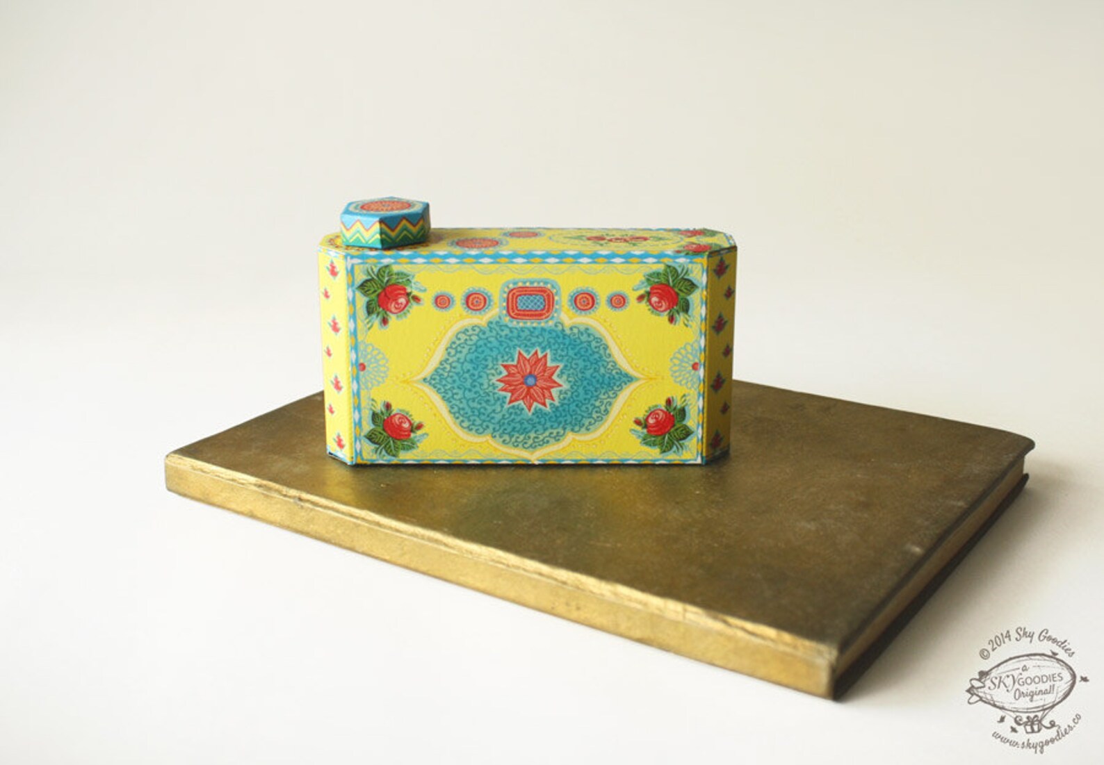 Printed Papercraft DIY Paper Camera Photo Frame Colorful - Etsy UK