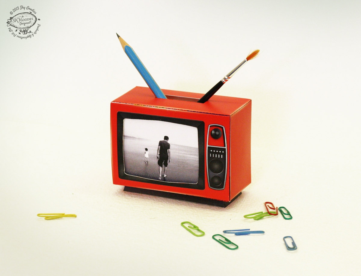 Papercraft Tv Template