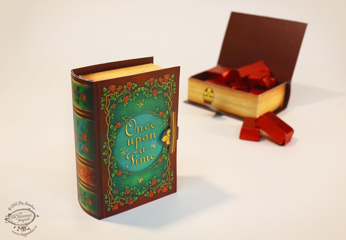Printable DIY Mini Fairy Tale Book Box Paper Gift Box / - Etsy France