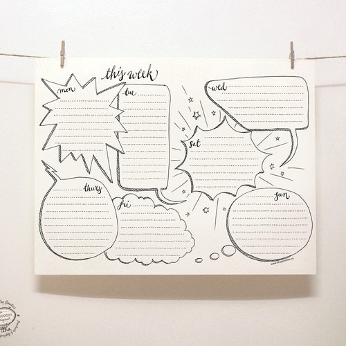 Letter Size Audiobook Tracker // Printable Planner // | Etsy