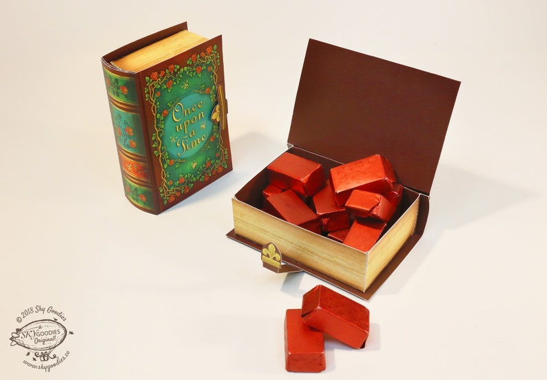 Printable DIY Mini Fairy Tale Book Box Paper Gift Box / - Etsy France