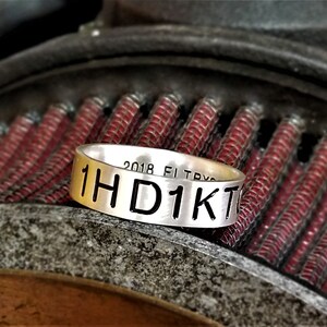 VIN Ring - Custom Biker Rings - Biker Jewelry - Harley Davidson ...