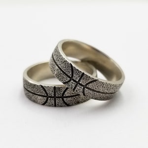 Basketball Ring - Sports Ring - Basketball Band - Basketball Jewelry ...