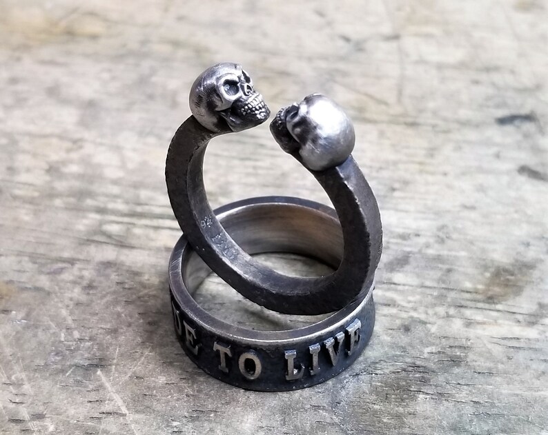 Ride to Live / Live to Ride Biker Ring / Harley Ring / | Etsy