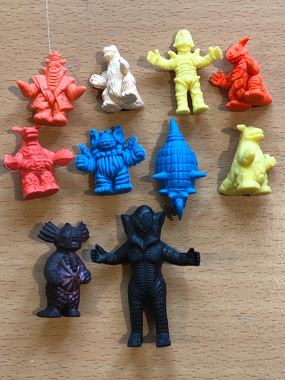 Vintage 80s Japan Popy Ultraman Kaiju Monster Kinkeshi Rubber | Etsy