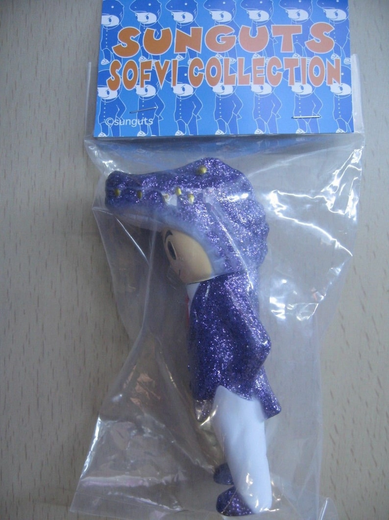 Sunguts Alligator Boy Japanese Indie Soft Vinyl Toy Sofubi Hand Painted Handmade Sofubi Japan ...
