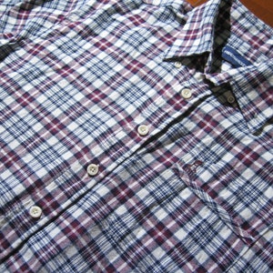 Size M Vintage Checkered Japanese Flannel Flannels Long Sleeved Plaid ...