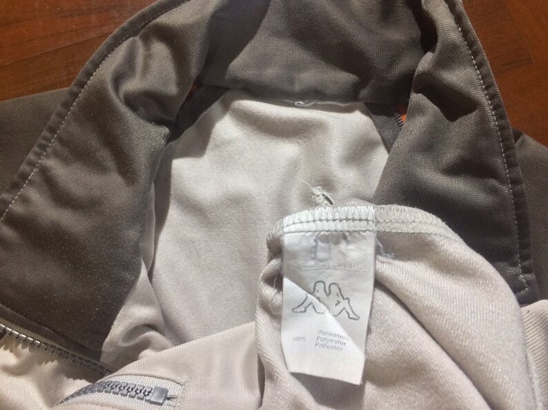 M Vintage Kappa Grey Retro Hooded Hoodie Tracksuit Top Track - Etsy