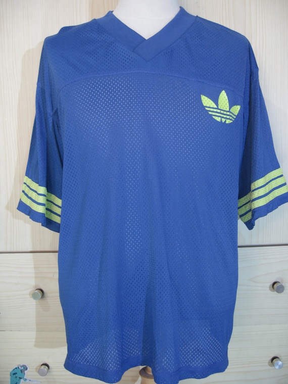 Vintage Adidas Hip Hop jersey 90s Rap t shirt Nylon M… - Gem