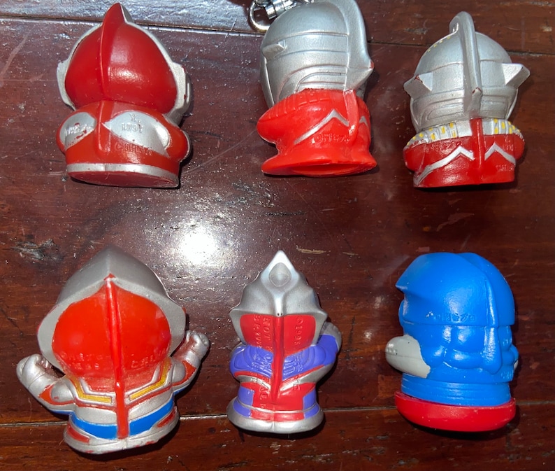 Ultraman Mix of 6 Finger Puppet Rare Soft Vinyl Designer Toy - Etsy