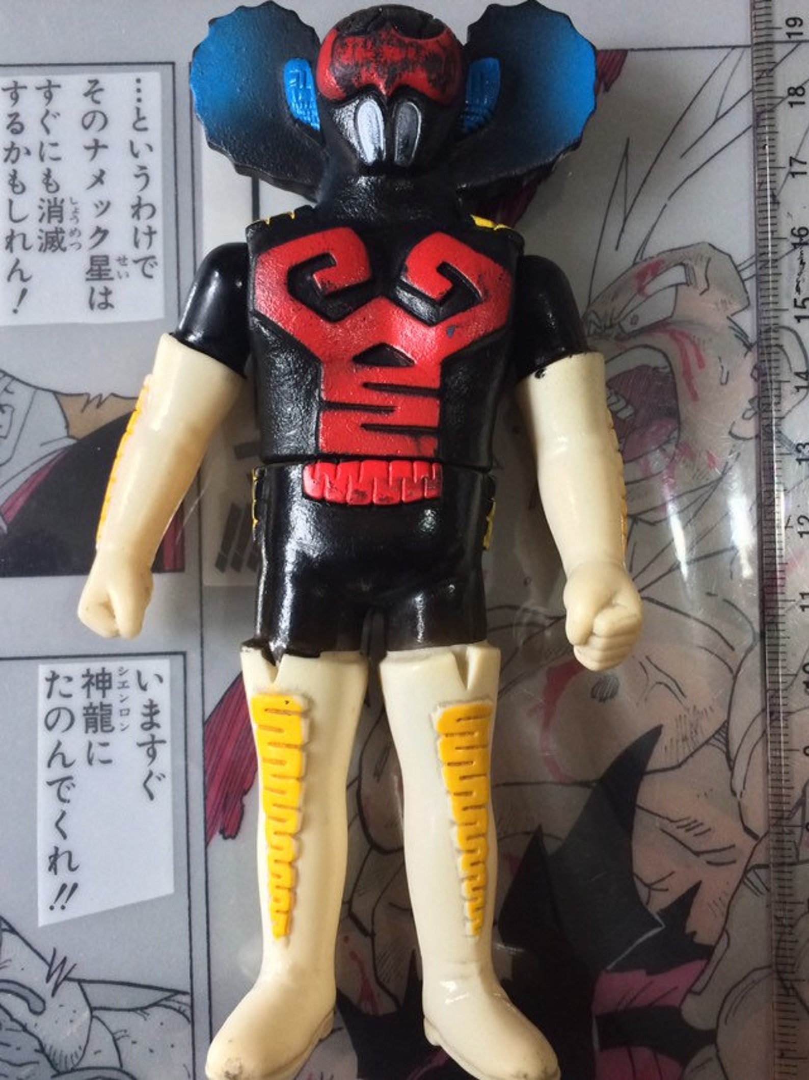 Akumaizer 3 Vintage 70s Japanese Takatoku Soft Vinyl Toy Sofubi Hand ...