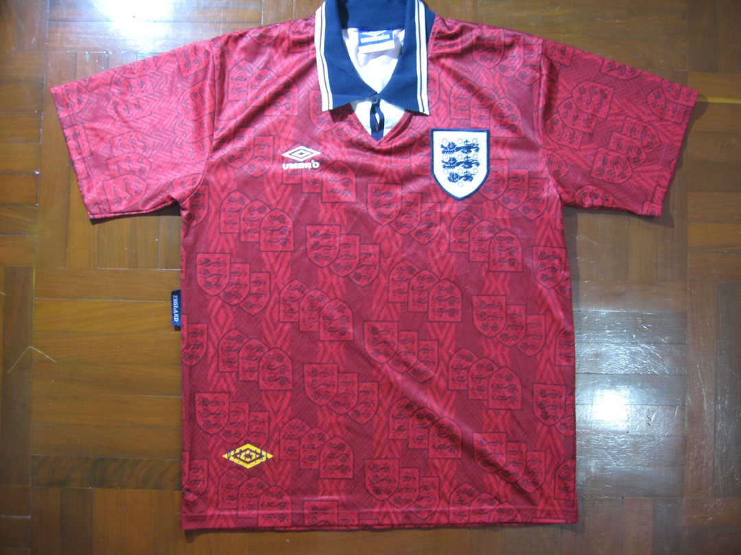 Originals Vintage Umbro England World Cup 1994 Home Kit VTG Football ...