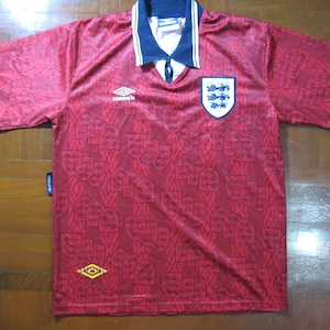 Originals Vintage Umbro England World Cup 1994 Home Kit VTG Football ...