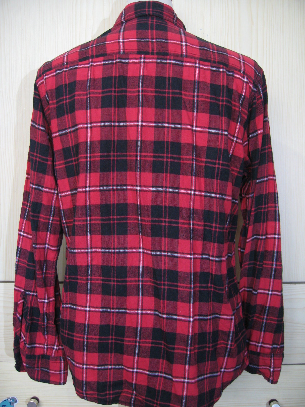 Size M Edwin Vintage Checkered Japanese Flannel Flannels Long Sleeved ...
