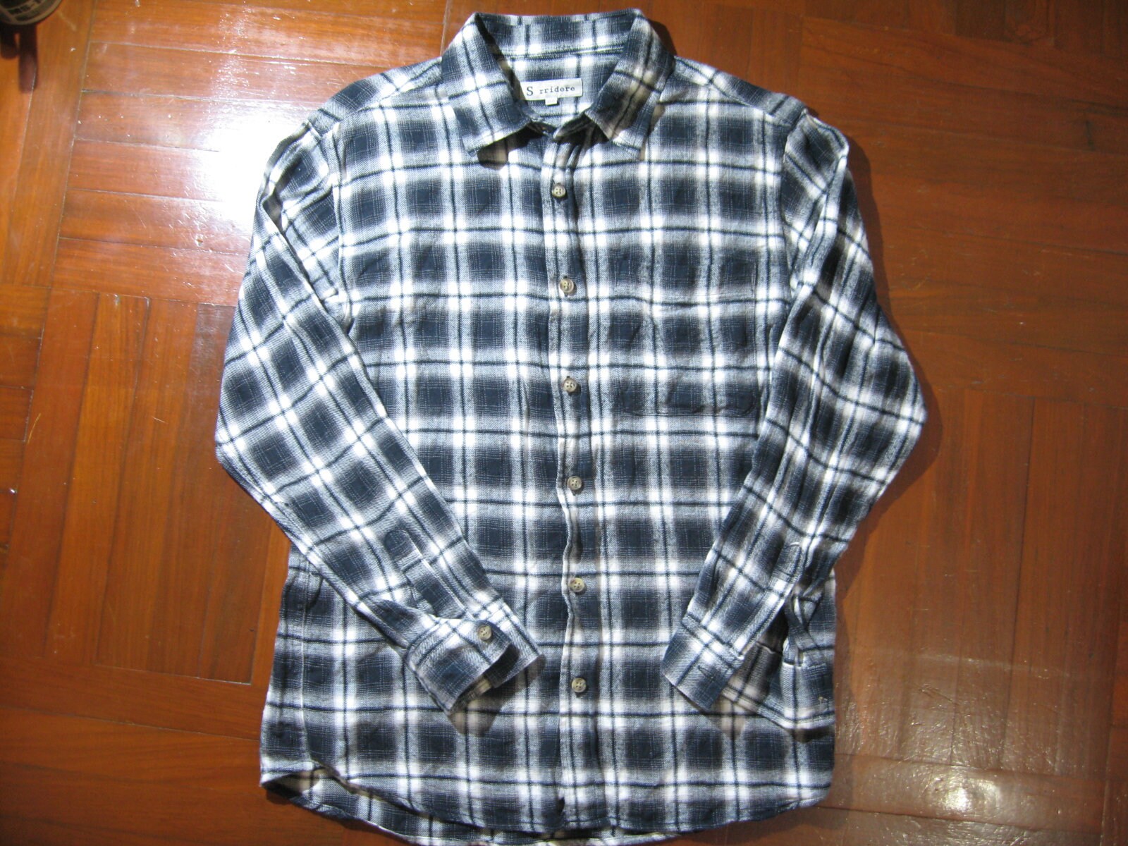 Vintage Womens Ladies Japanese Flannel Long Sleeved Shirt Japan Casual ...