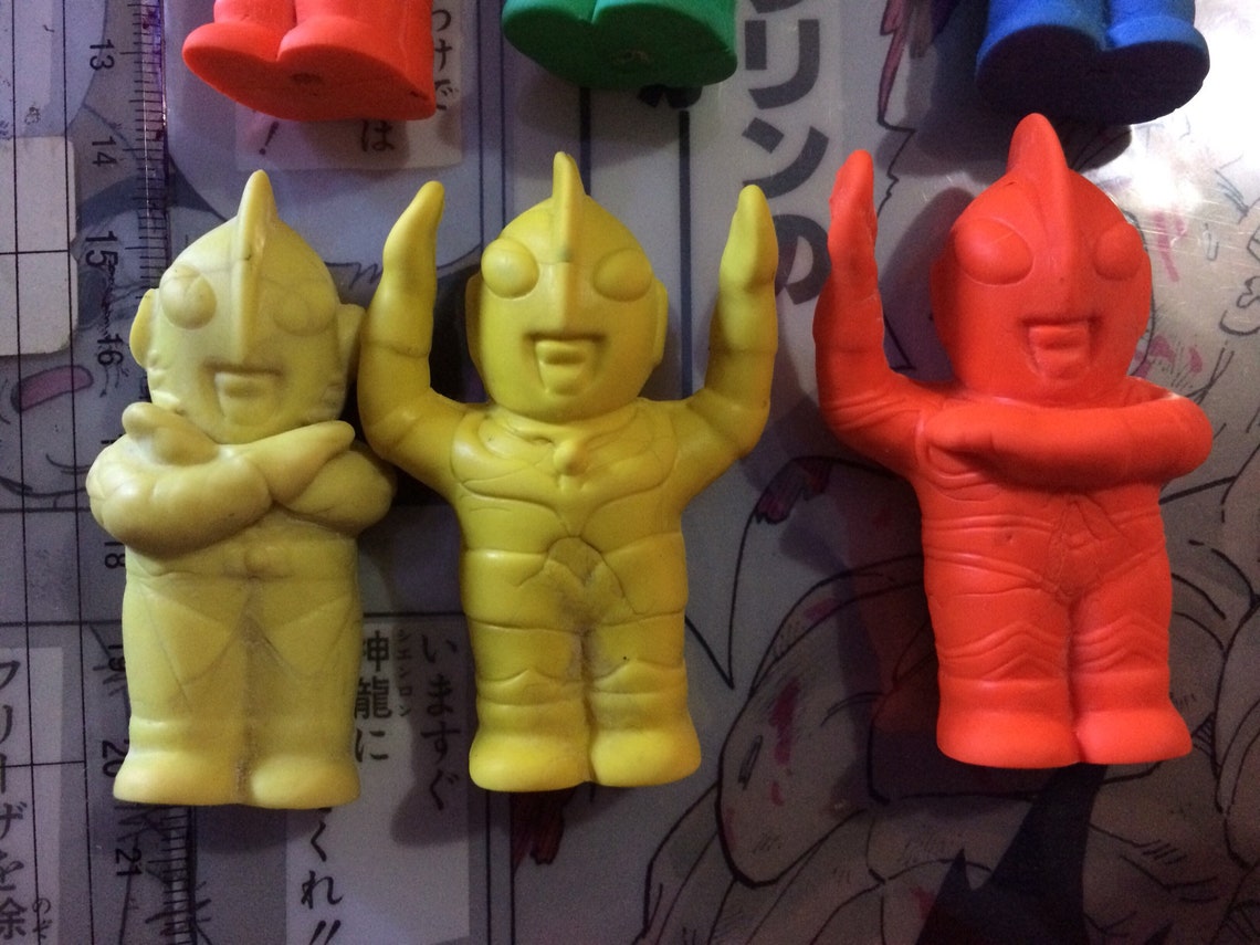 Vintage 80s Popy Ultraman Keshifigure M.U.S.C.L.E Kinkeshi - Etsy