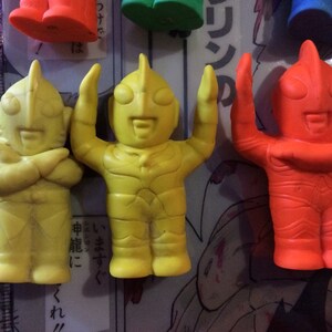 Vintage 80s Popy Ultraman Keshifigure M.U.S.C.L.E Kinkeshi Rubber Toys ...
