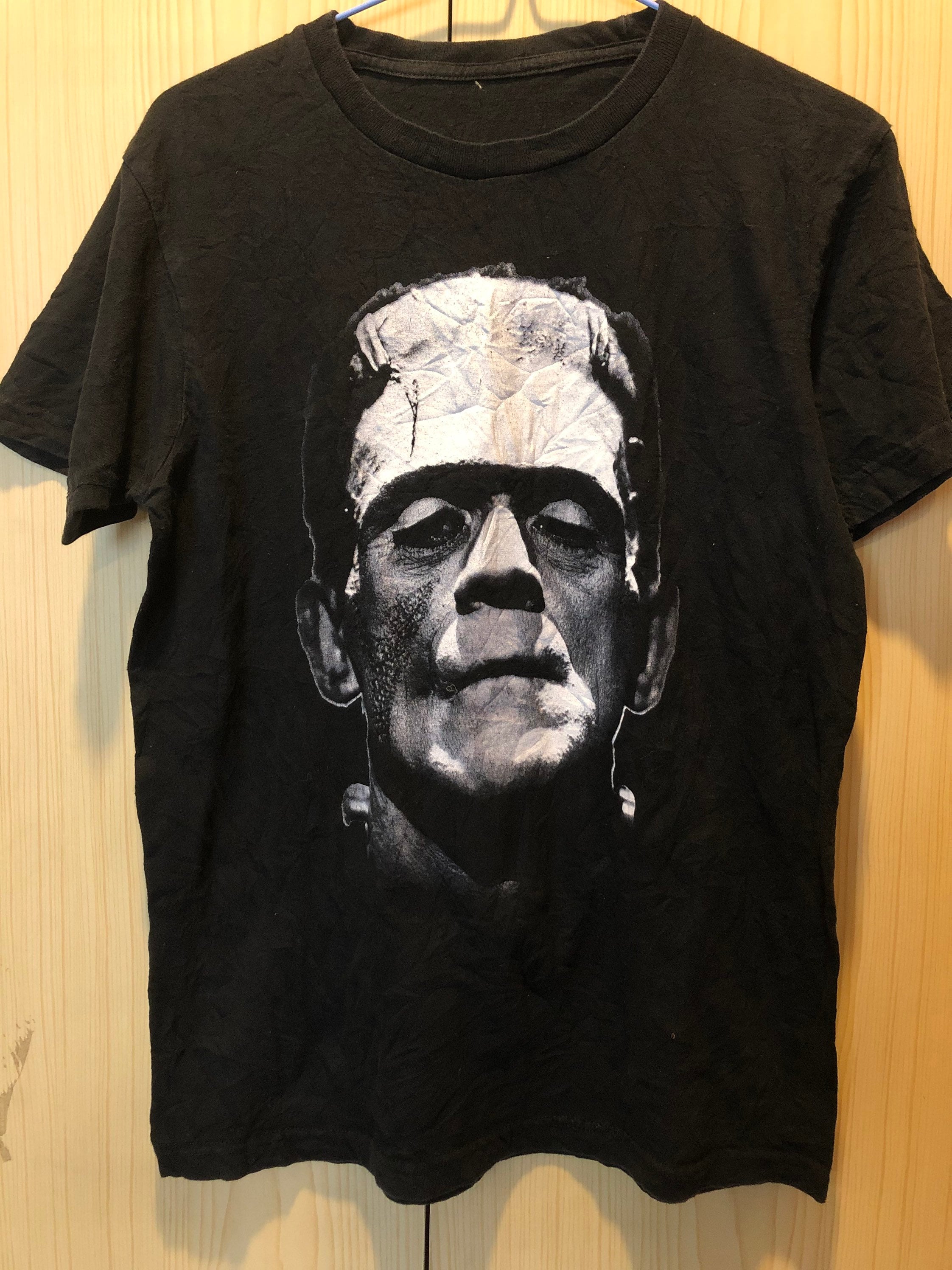 Frankenstein horror film vtg tees t shirt black oldschool | Etsy