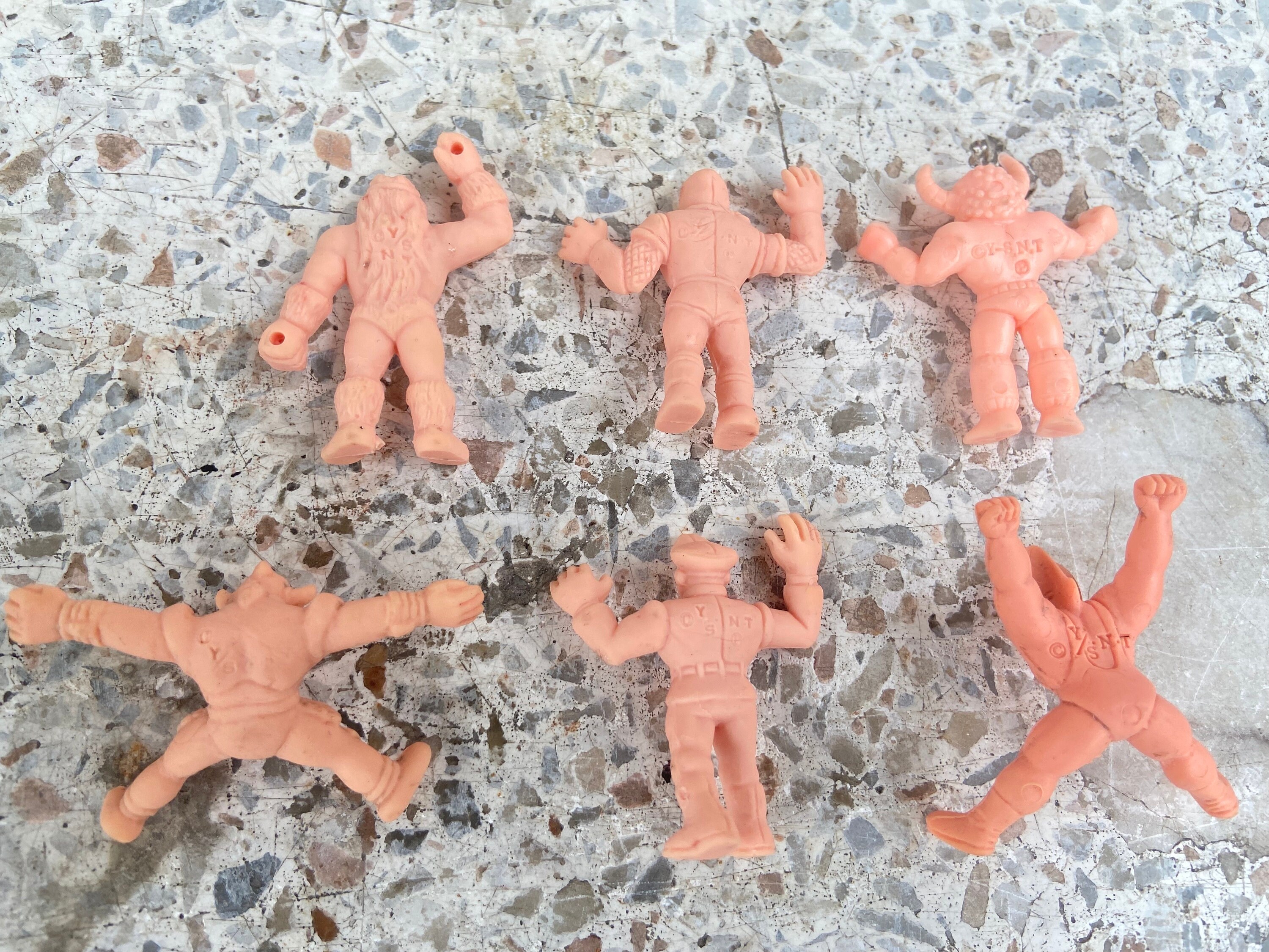 Vintage Japan Kinnikuman Keshigomu Kinkeshi Rubber Toys Muscleman Keshi ...