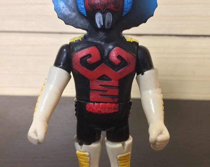 Akumaizer 3 Vintage 70s Japanese Takatoku Soft Vinyl Toy Sofubi Hand ...