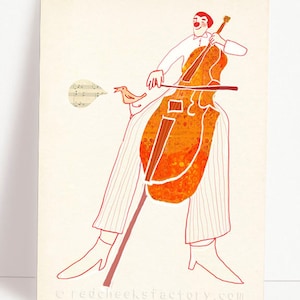 Set of 4 Various Music Postcards Music Greeting Cards - Etsy