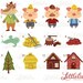 Three Little Pig Clipart Set / Instant Download - 13009 - Etsy UK