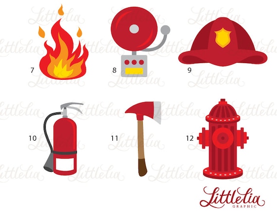Fireman Tools Clipart