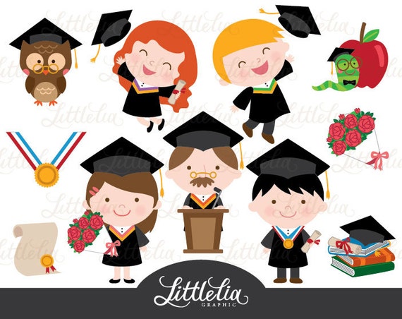 Graduation celebration clipart 14035 Instant download | Etsy