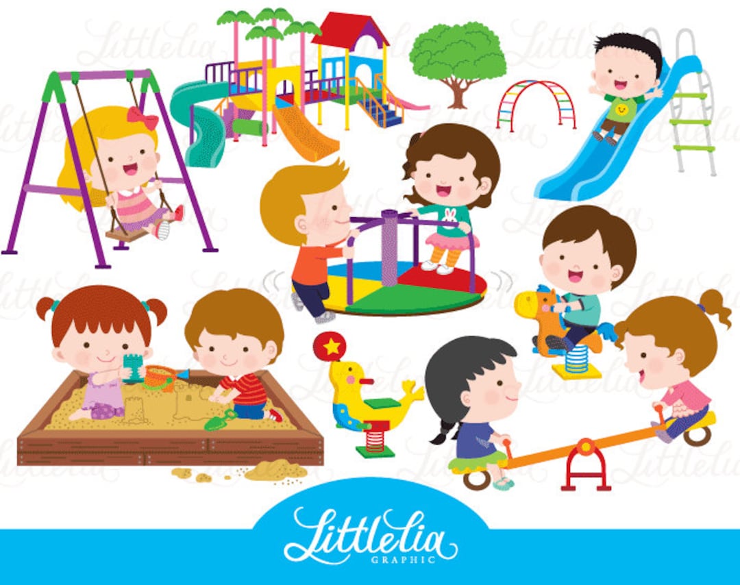 Kids Playing At Recess Clipart For Kids
