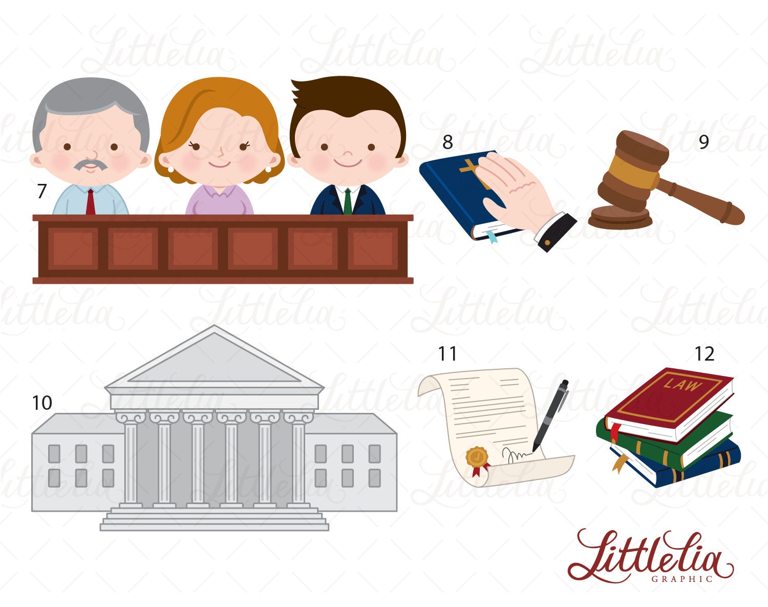 Court Trial Clipart