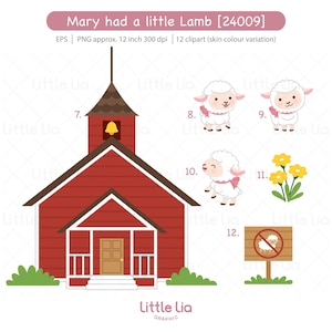 Mary Had a Little Lamb - Nursery Rhymes - 24009 (including Black and ...
