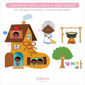 Old Woman Who Lived in a Shoe - Nursery Rhymes - 24010 (including Black ...