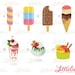 Yummy Ice Cream Clipart Set / Instant Download - 14002 - Etsy