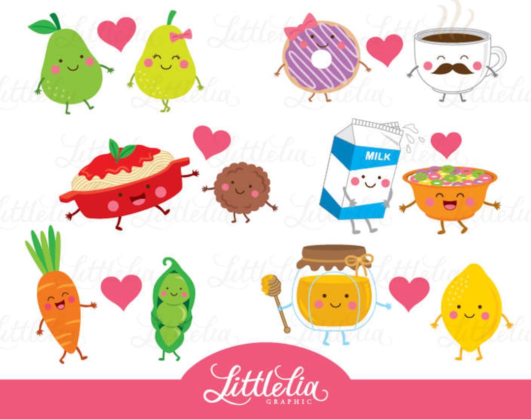 Perfect Pair Version 1 - Valentine Clipart - 15098 - Etsy