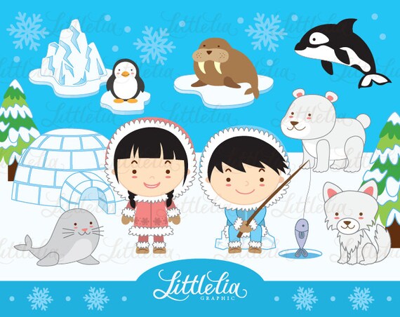 Frosty Friend Clipart Set 14022 Digital Download | Etsy